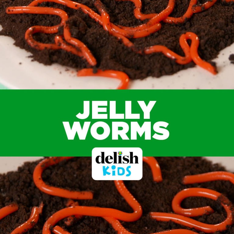 Jello Earthworms