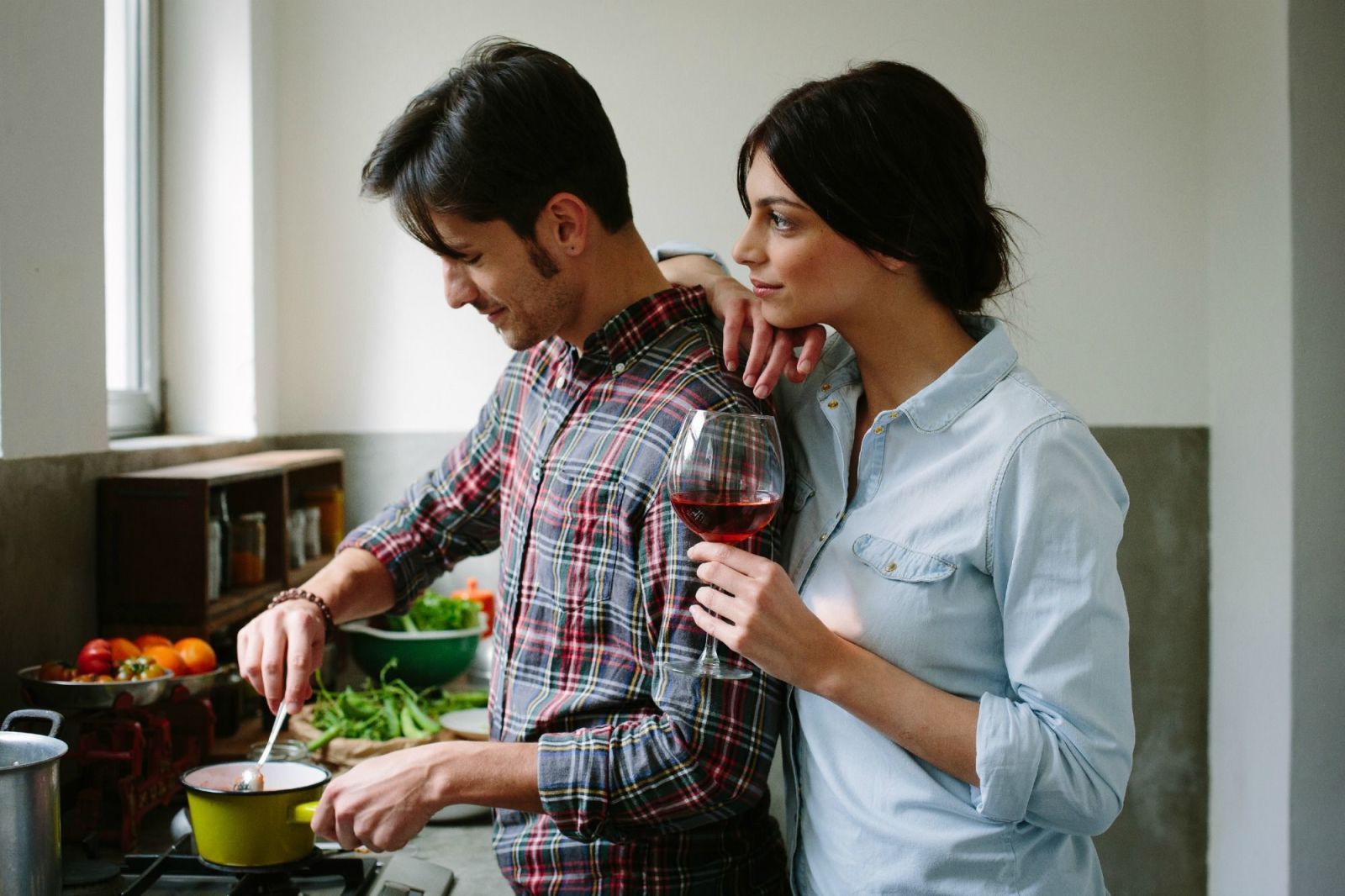 Couples Cooking