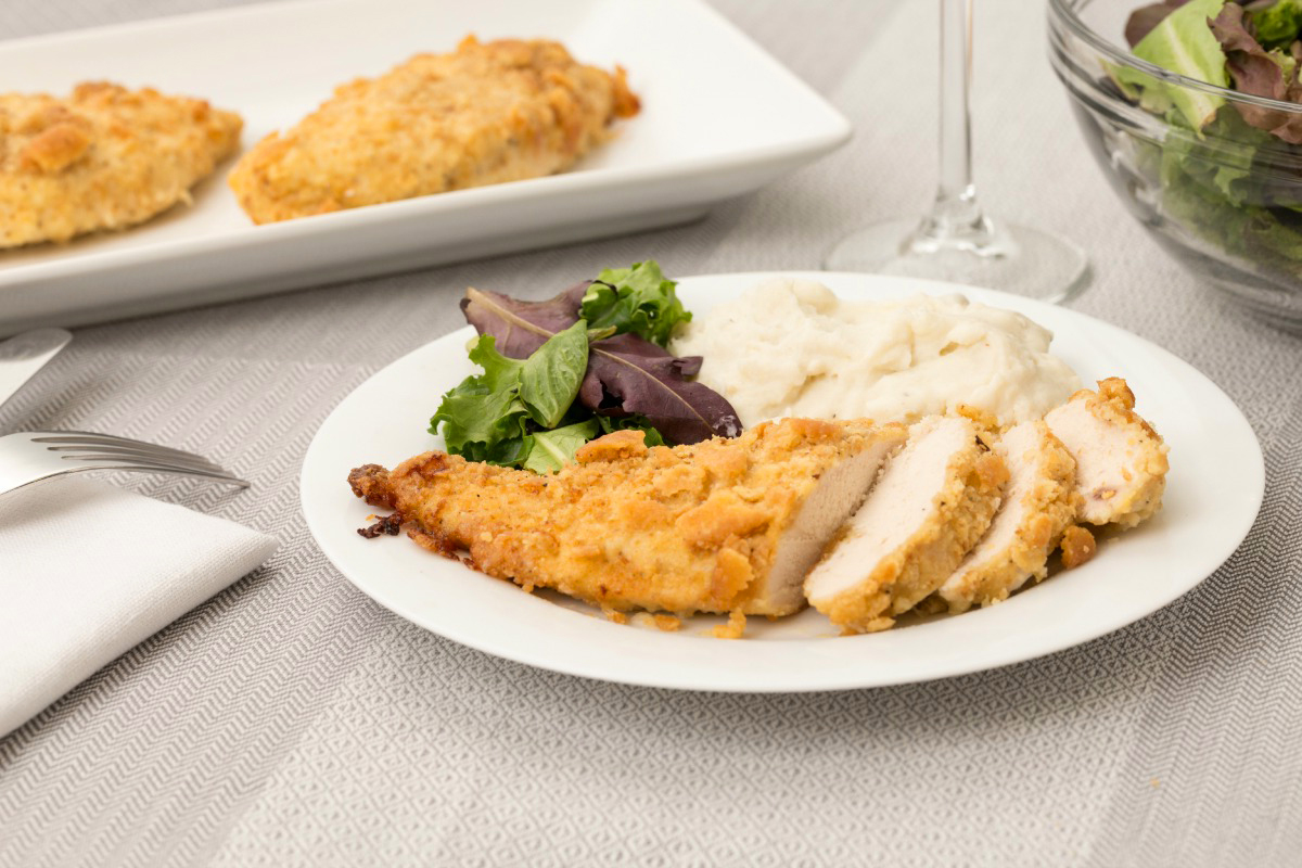 Easiest Way to Bread Chicken - How to Bread Chicken without Dredging It ...