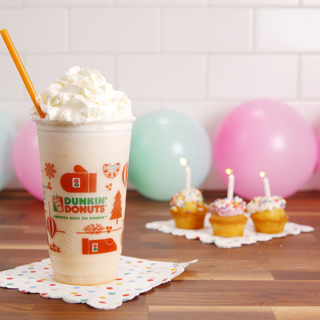 Dunkin Donuts Cafe Gelado Com Chantilly