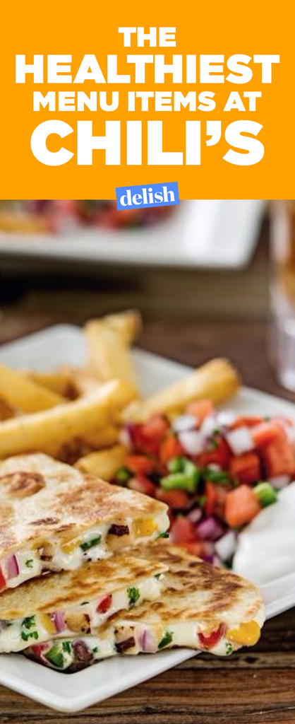 The Healthiest Menu Items You Can Order At Chili's